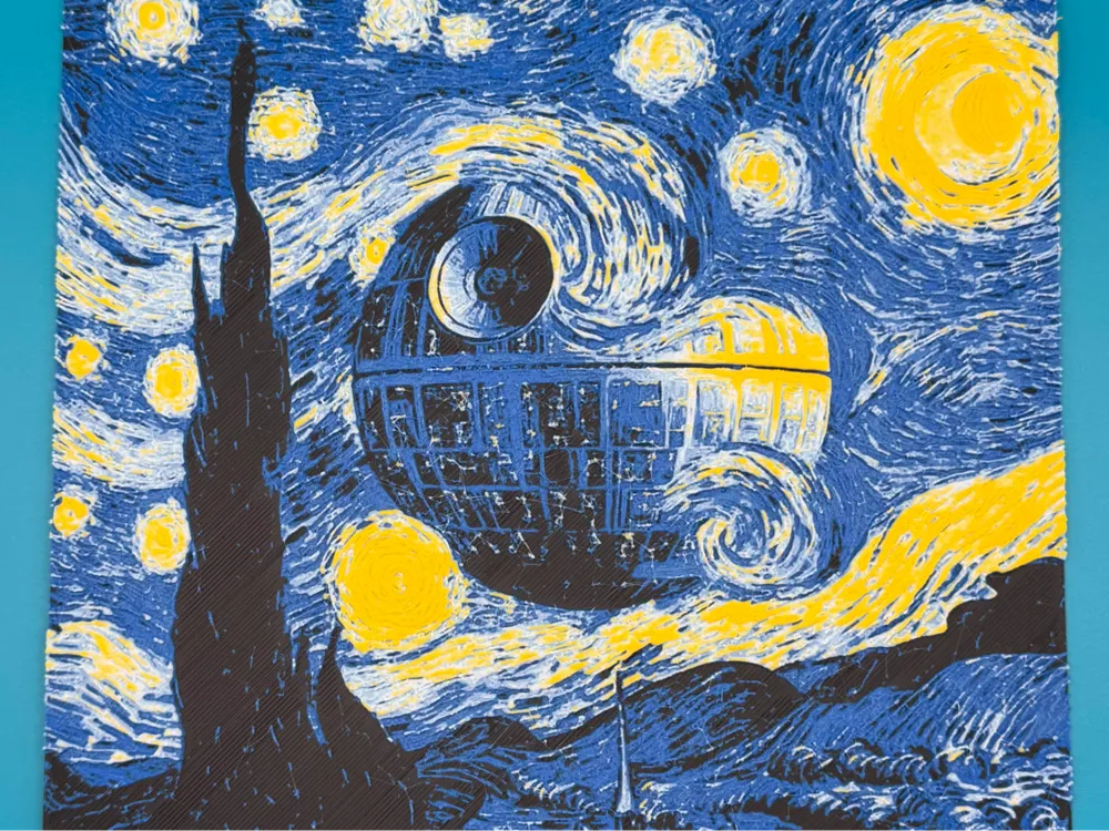 Death Starry Night - Free 3D Print Model - MakerWorld