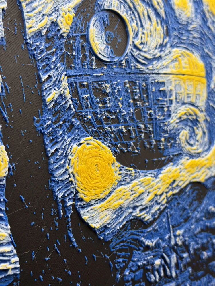 Death Starry Night - Free 3D Print Model - MakerWorld