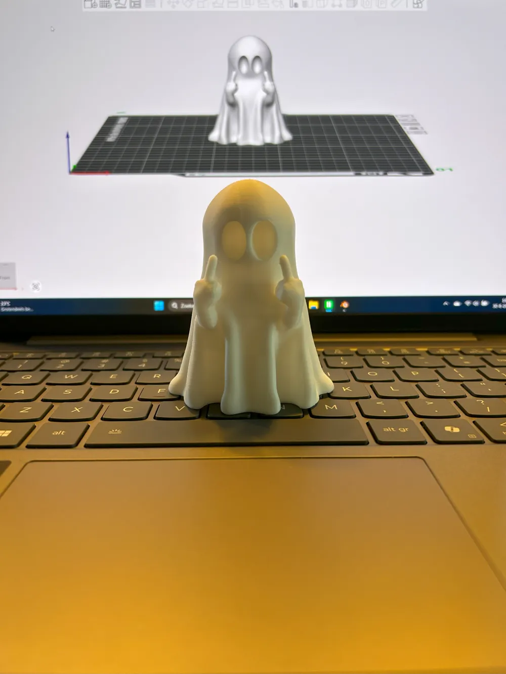 not so friendly ghost - Free 3D Print Model - MakerWorld
