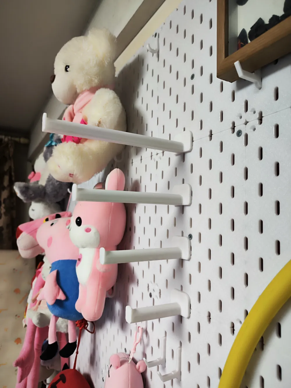 Multi-length pegboard adhesive mounts - Free 3D Print Model - MakerWorld