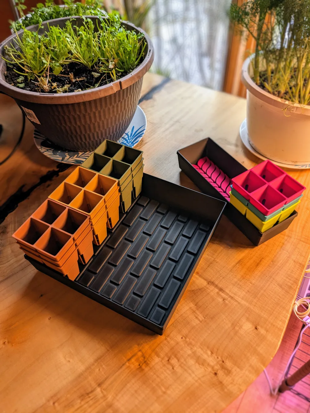 Modular, Reusable Seedling Pots Remixed by notanartist MakerWorld ...
