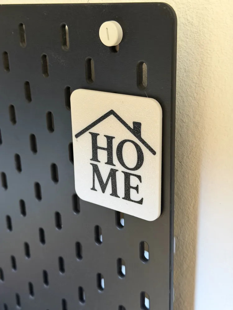 Home Sweet Home Sign Set for Skadis Board - Free 3D Print Model ...