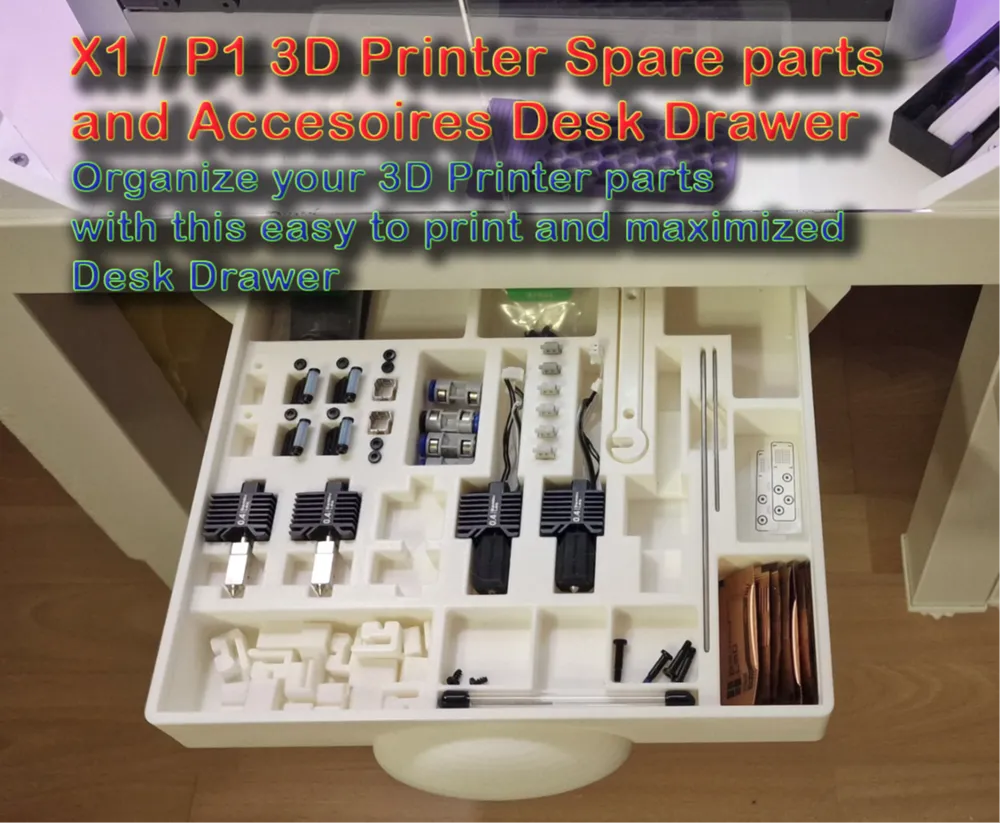 X1 / P1 3D printer parts and accessoires drawer by L3xy MakerWorld ...