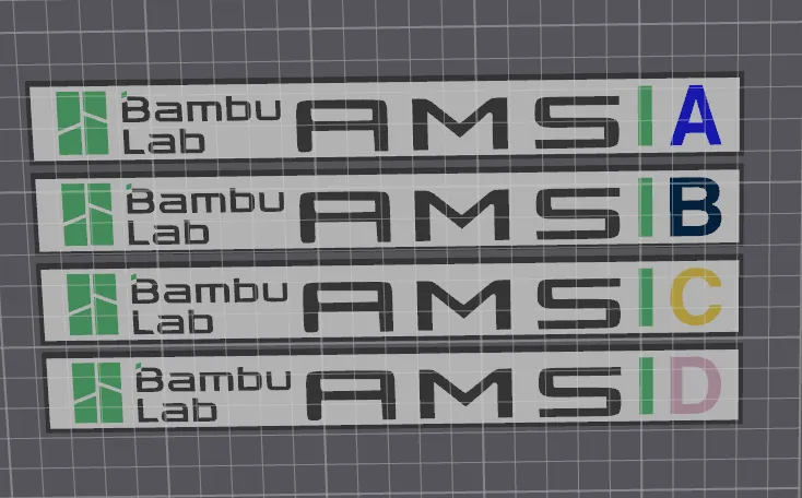 Badge identification AMS by kodbartitan - MakerWorld