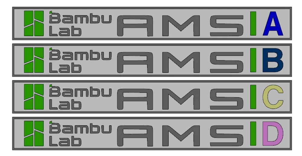 Badge identification AMS by kodbartitan - MakerWorld