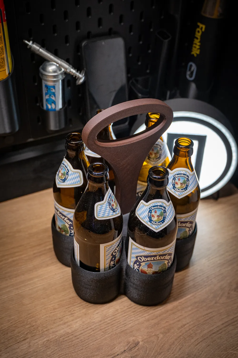 Portacervezas redondo / Sixpack para botellas de 0,5 l - Modelo de ...