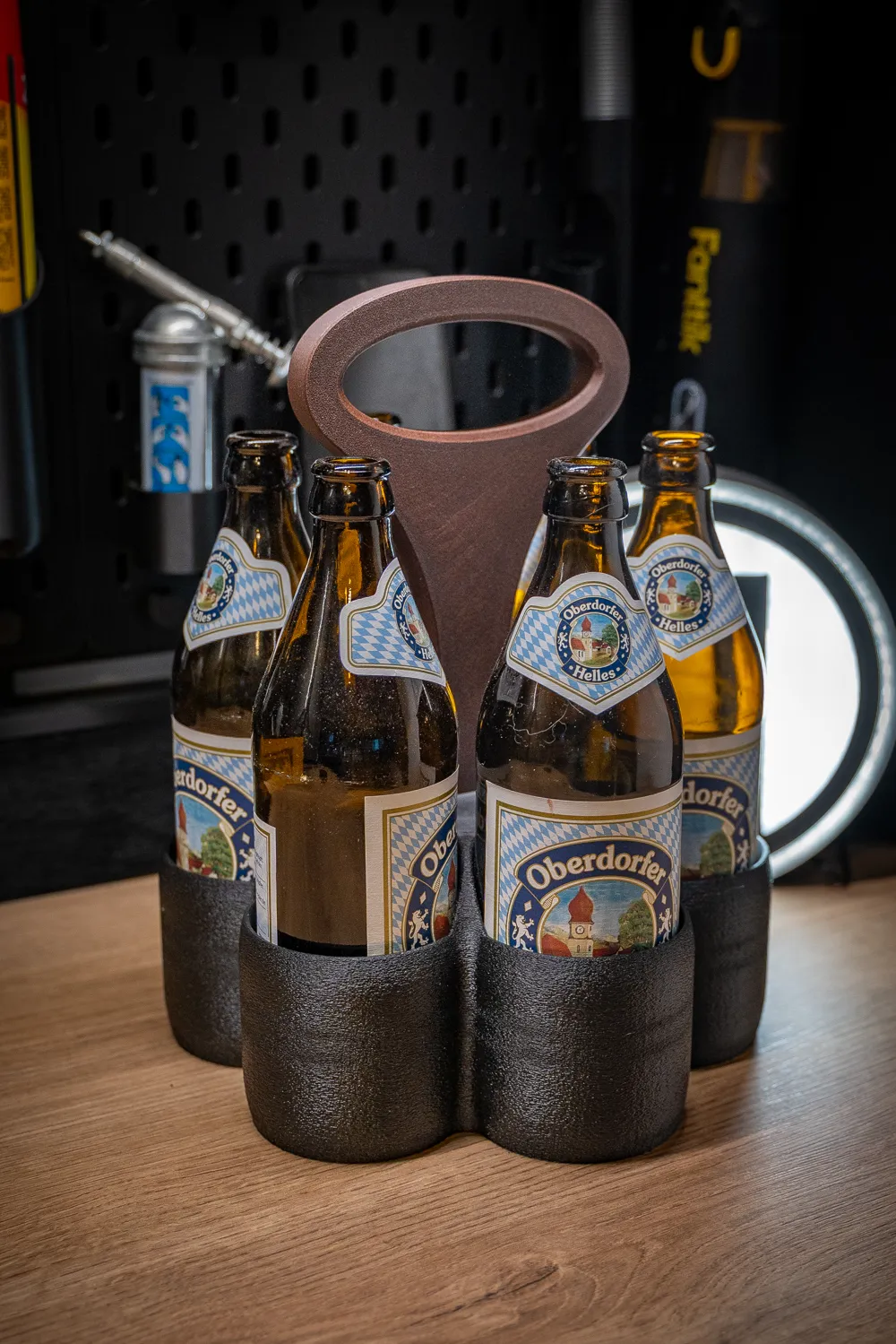 Portacervezas redondo / Sixpack para botellas de 0,5 l - Modelo de ...