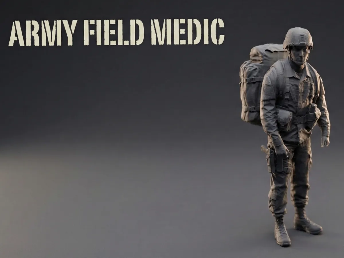 Army Field Medic / Navy Corpsman - Free 3D Print Model - MakerWorld