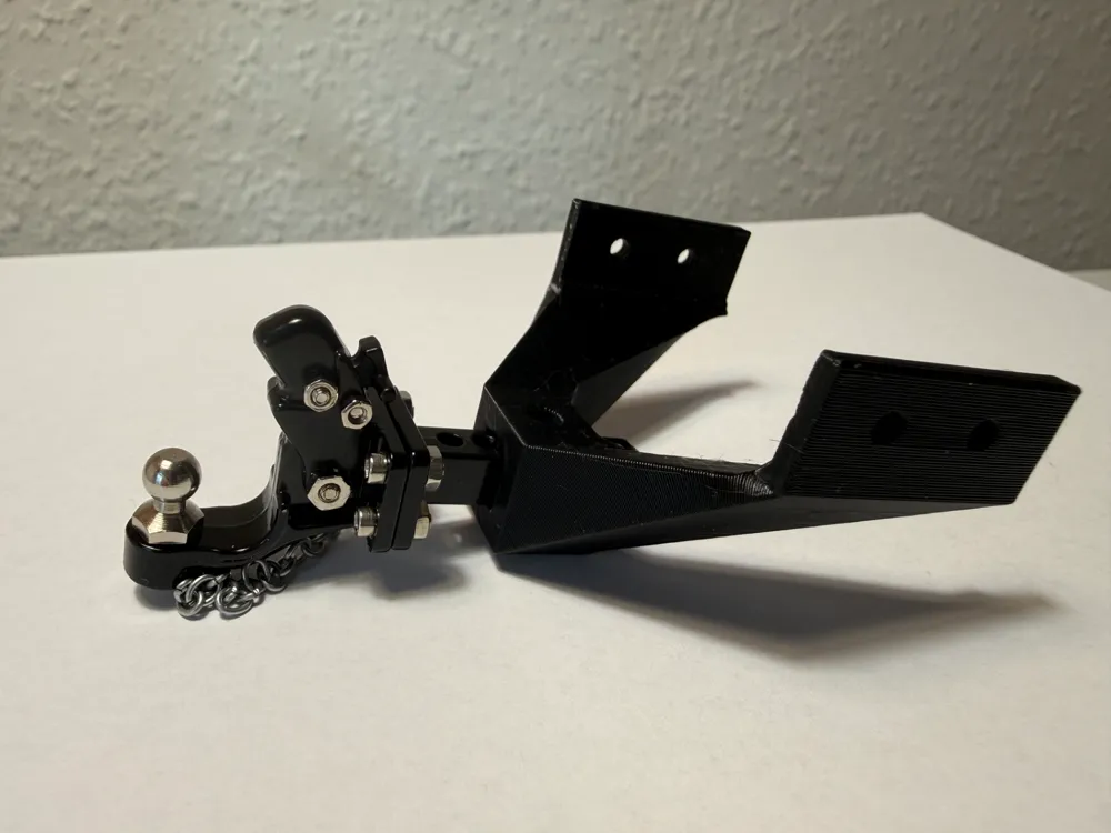 Adapter Trailer Hitch Crawler AMXRock Mini-D90 - Free 3D Print Model ...