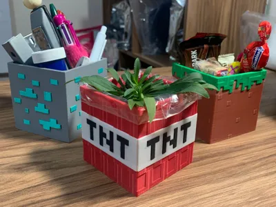 3d print minecraft blocks - MakerWorld