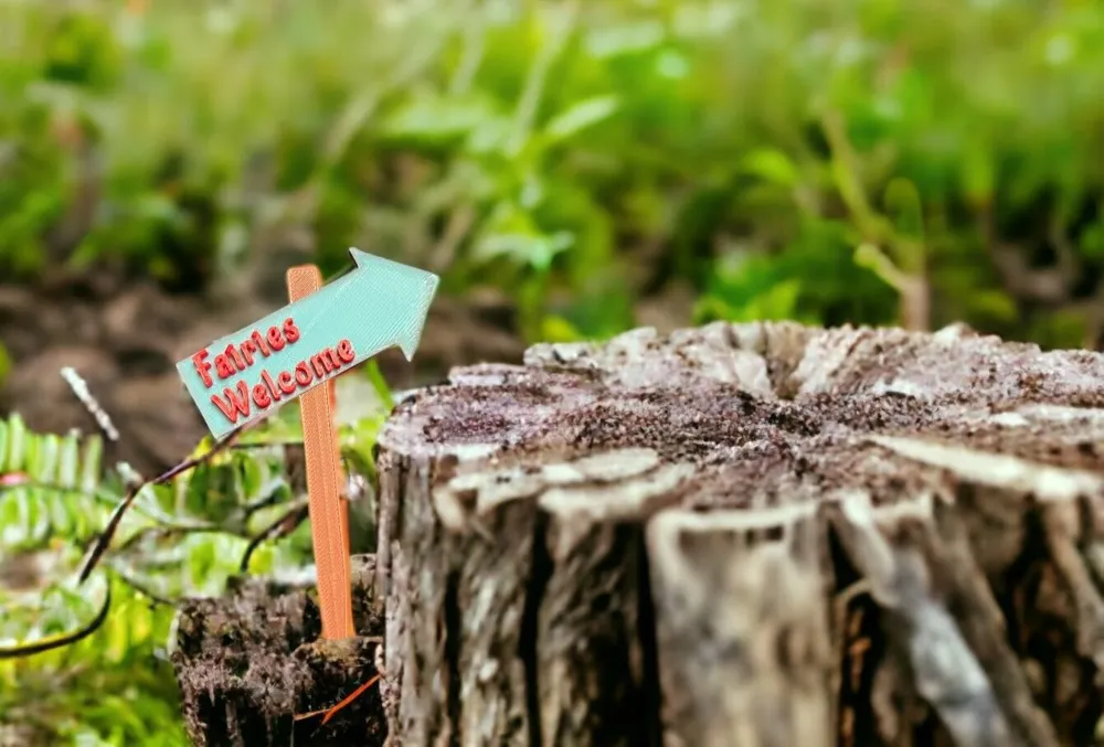 Fairies Welcome Sign by KymPrynts - MakerWorld