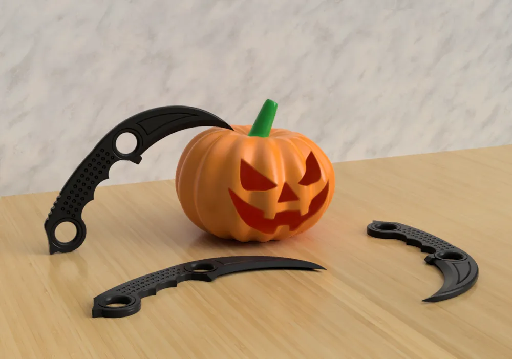 Karambit Knife Fidget Spinner by Jomik3DForge MakerWorld: Download Free ...