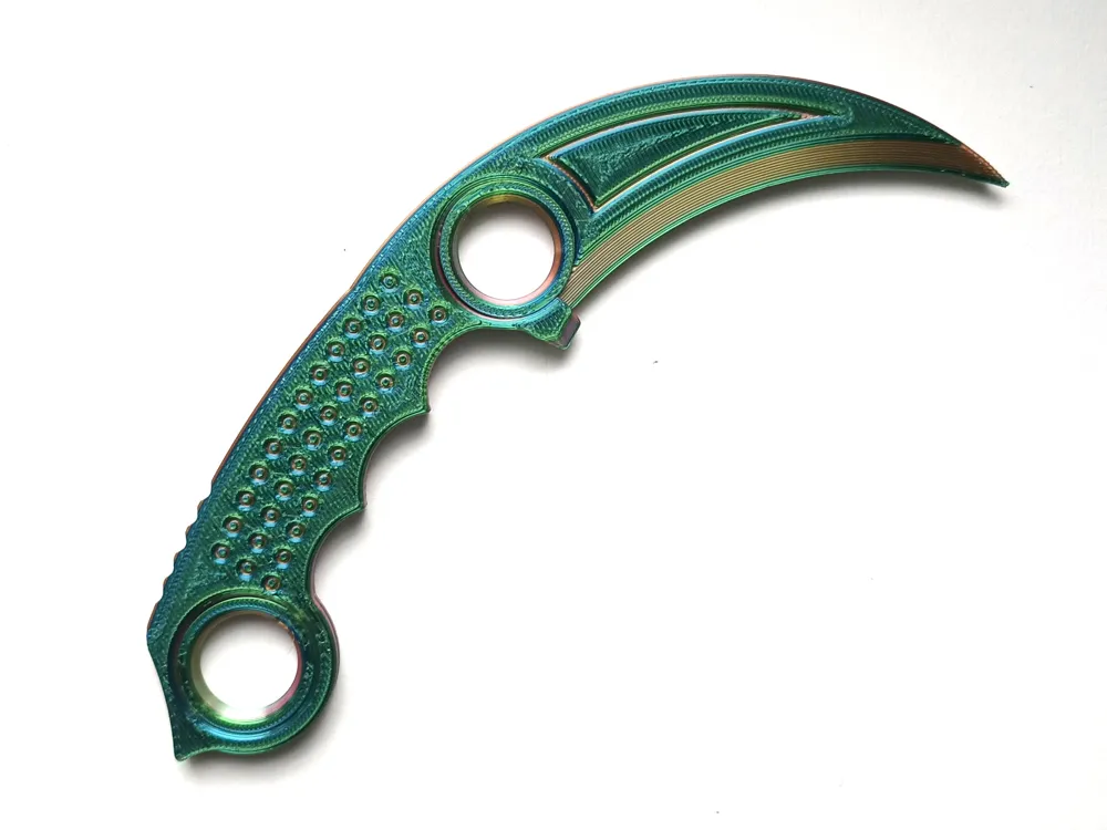 Karambit Knife Fidget Spinner by Jomik3DForge MakerWorld: Download Free ...