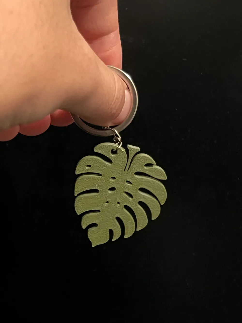 Monstera Leaf Keychain by xpl - MakerWorld