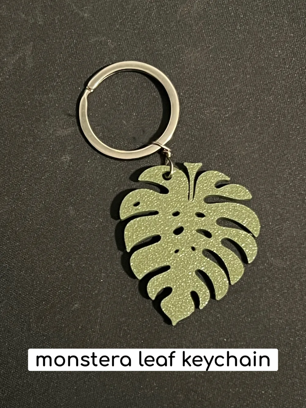Monstera Leaf Keychain by xpl - MakerWorld