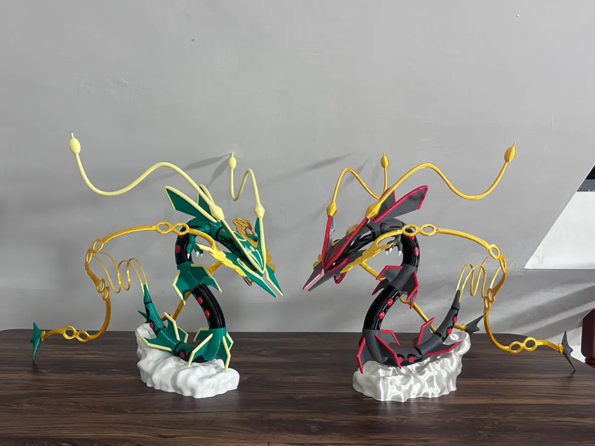 384-mega Rayquaza-no AMS-Pokemon - Free 3D Print Model - MakerWorld