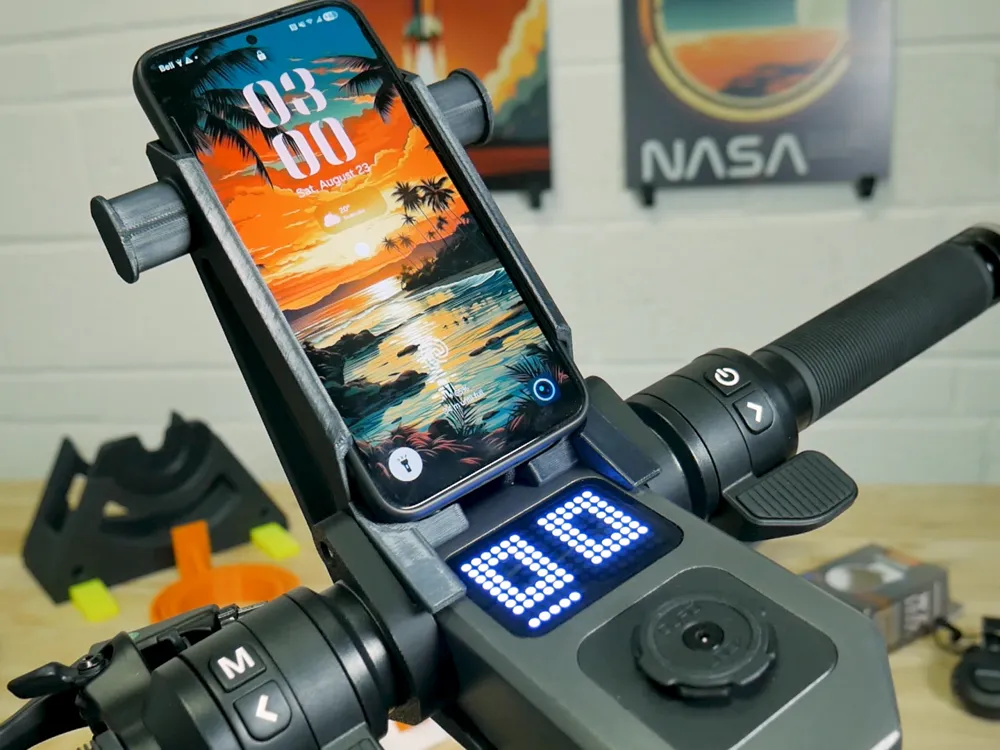 Apollo GO Handle Bar Phone and Accessory Mount - Free 3D Print Model ...