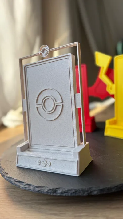 Modular Pokemon PSA Card Pikachu Stand Holder by MaajkiPL - MakerWorld