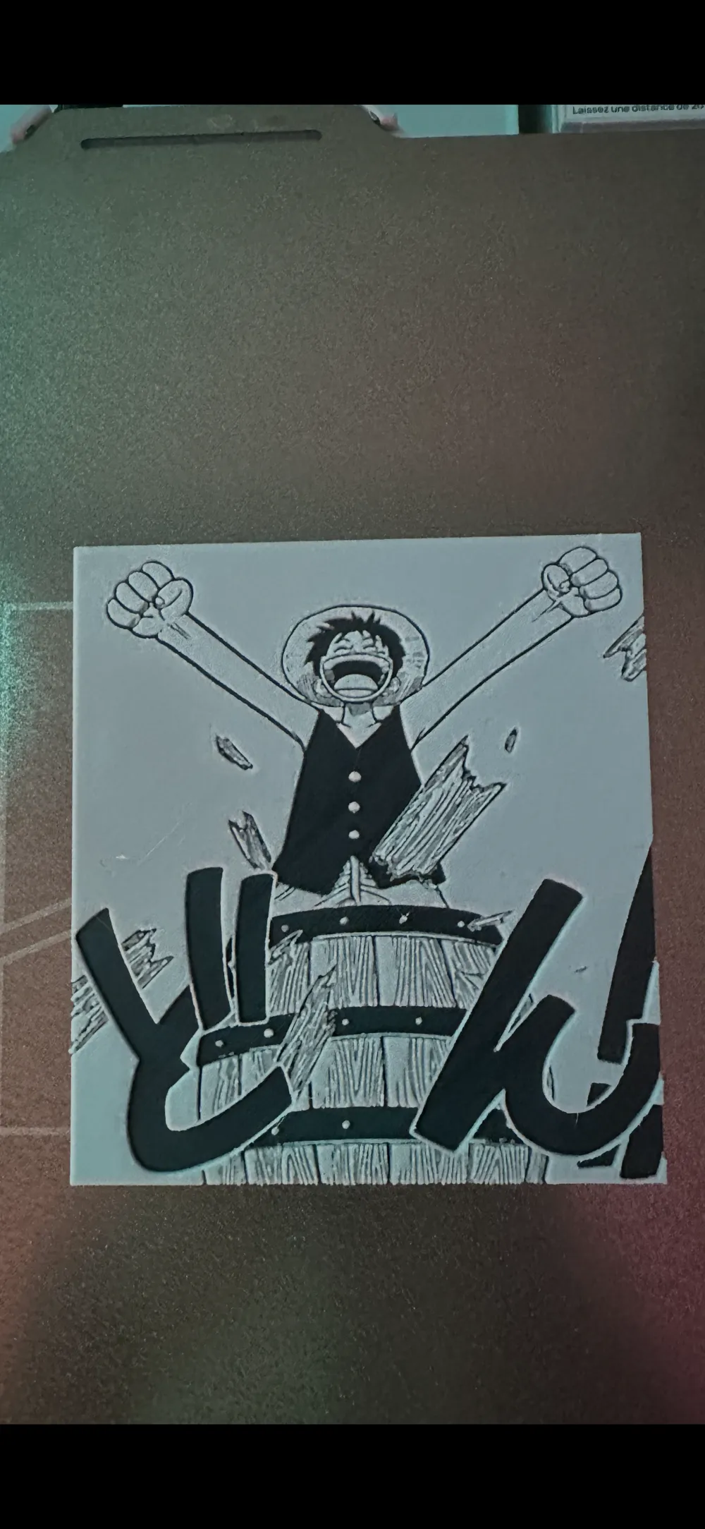 Luffy first manga panel - Free 3D Print Model - MakerWorld
