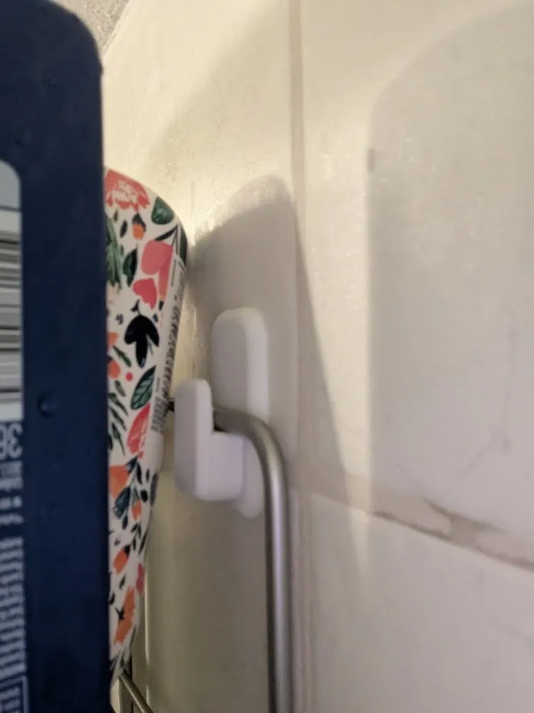 Shower Caddy Clip (Screw-mount) - Free 3D Print Model - MakerWorld