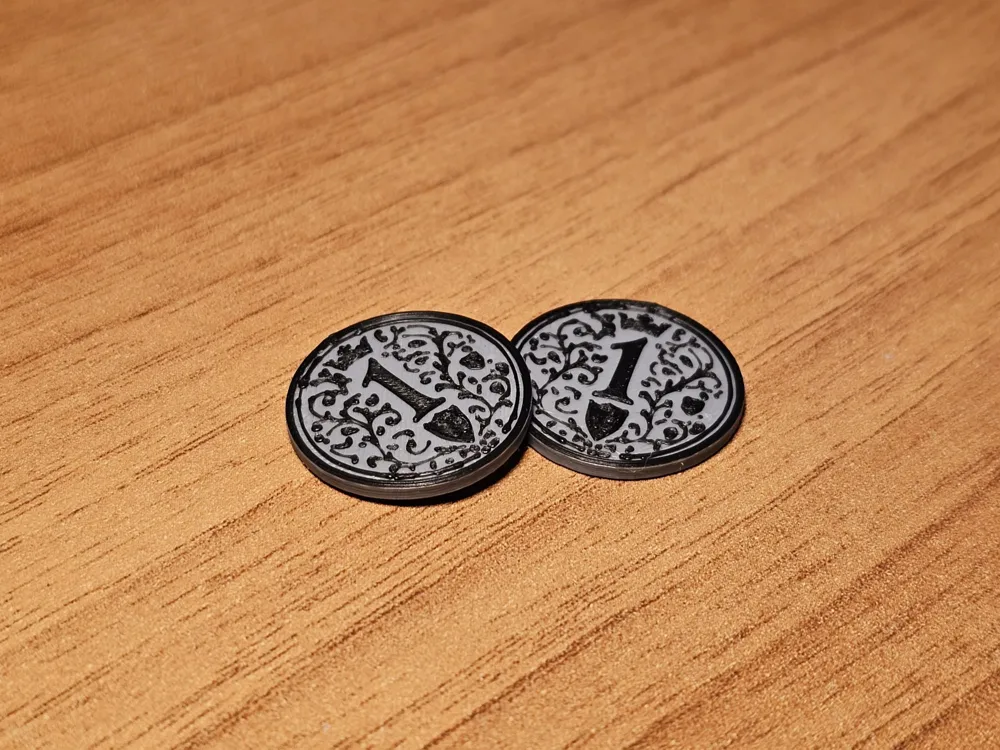 Coins 1 - Board Game - Free 3D Print Model - MakerWorld