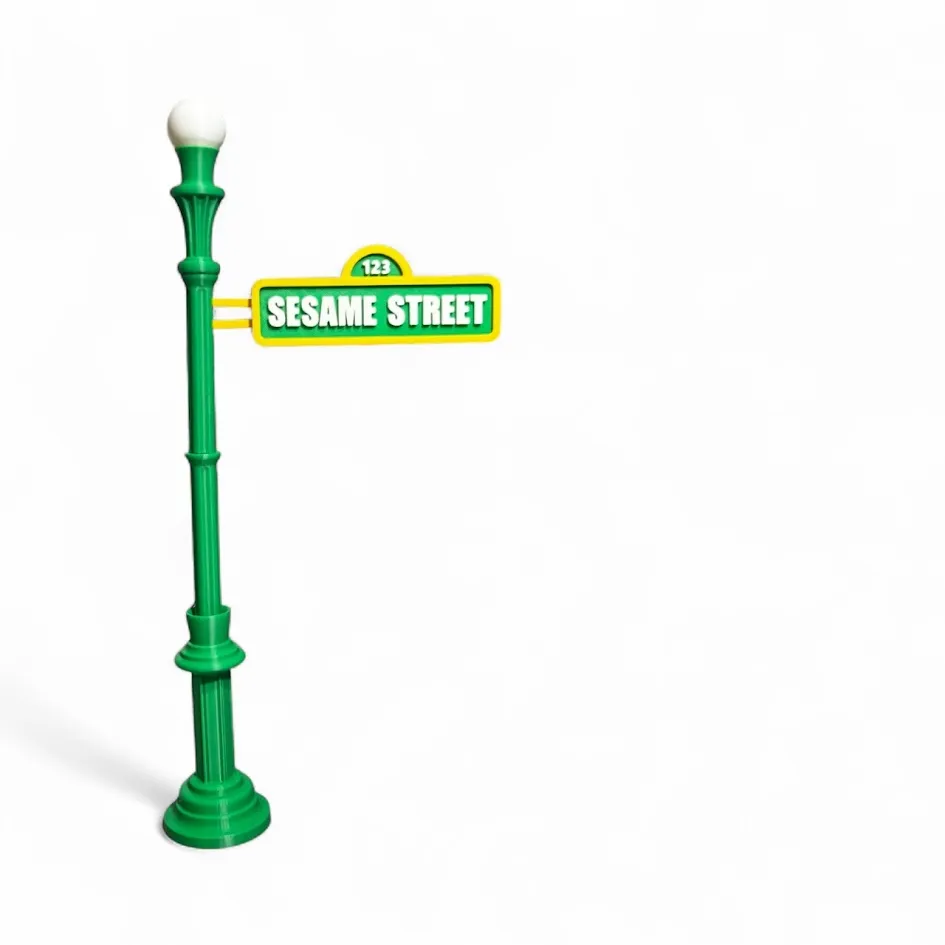 Sesame Street Pole and Sign - Customizable Remixed by standitupstore ...