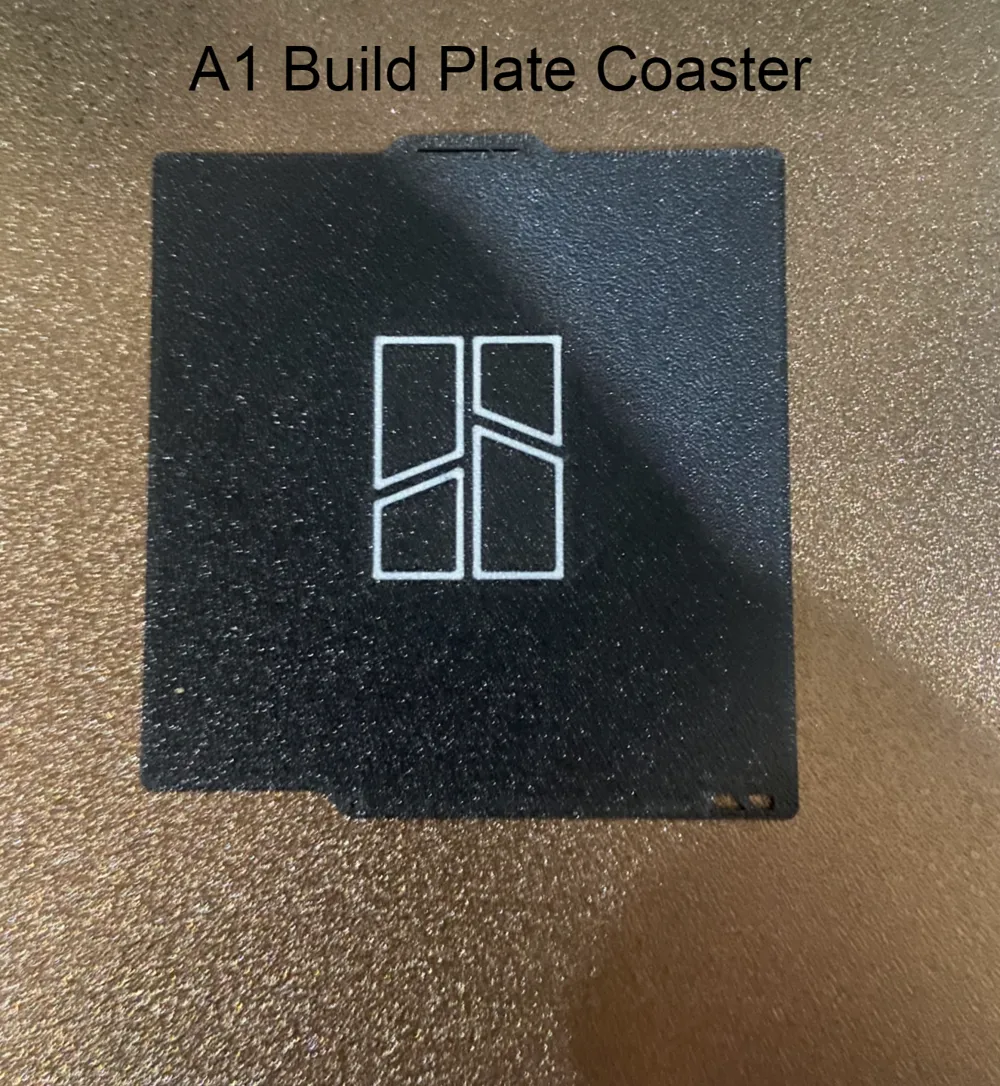 H2D / H2S / A1 / A1 / X1C Mini Build Plate Coaster - Free 3D Print ...