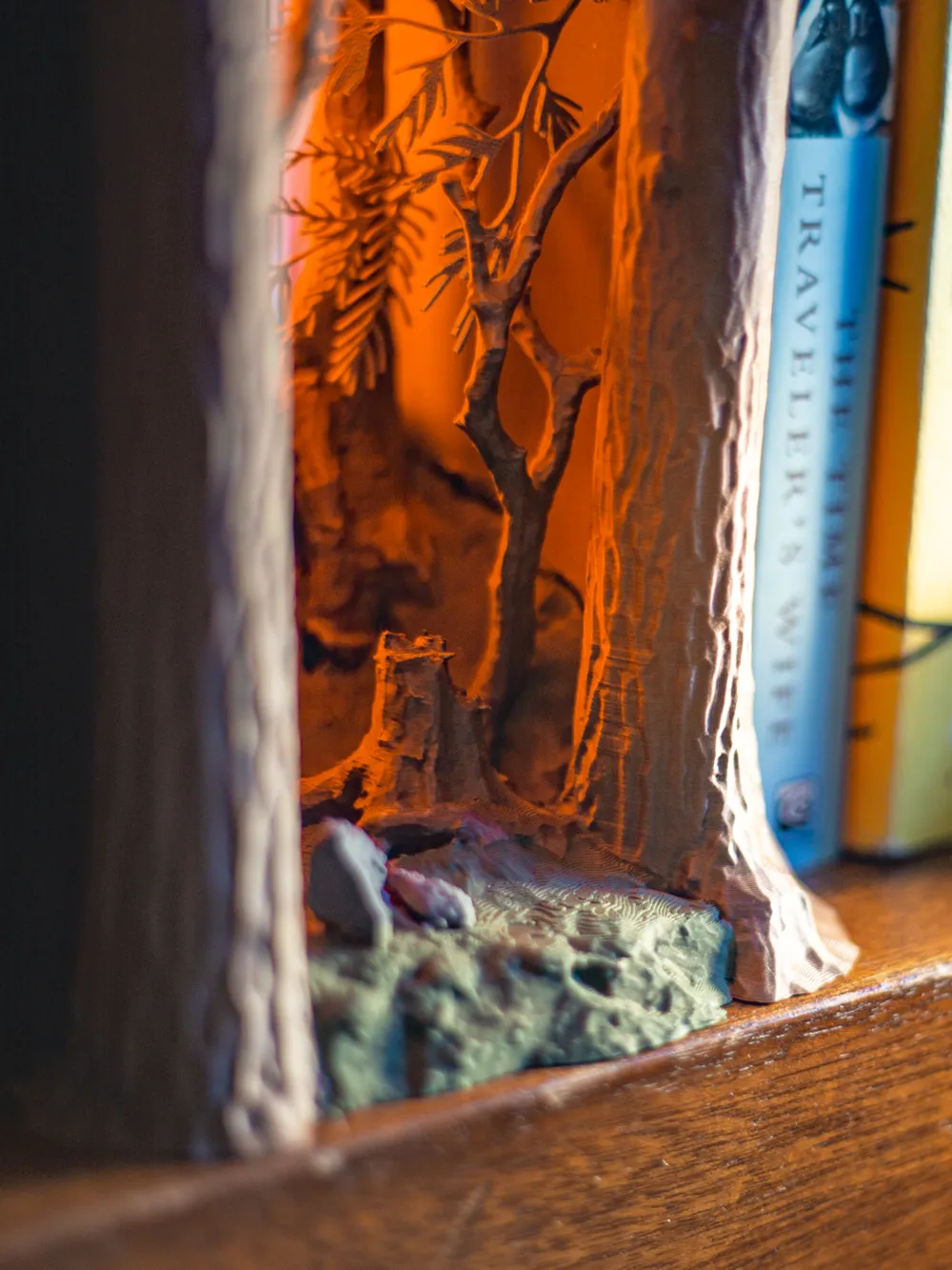 Ozark Mountain Sunset Book Nook by MaKim MakerWorld: Download Free 3D ...