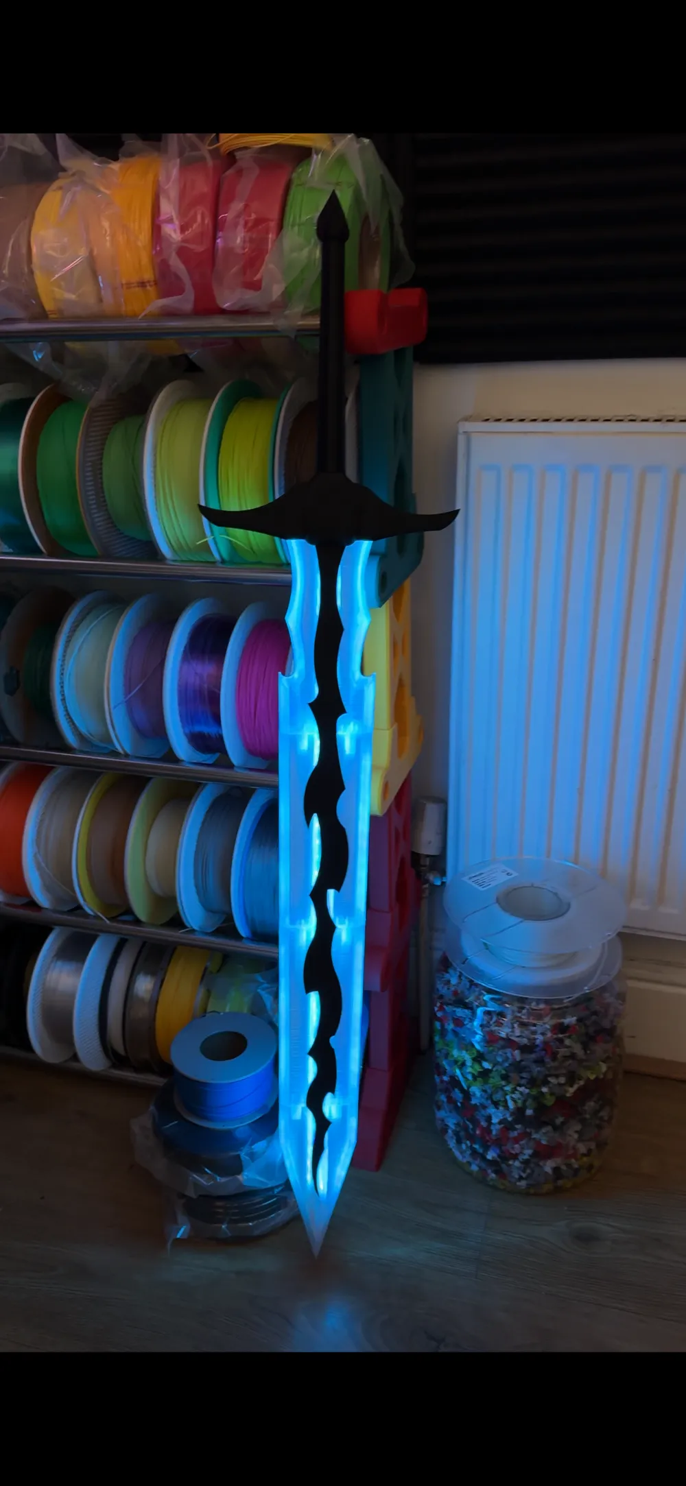 Demon Monarch sword Solo Leveling Anime with LEDs by makersark3d ...