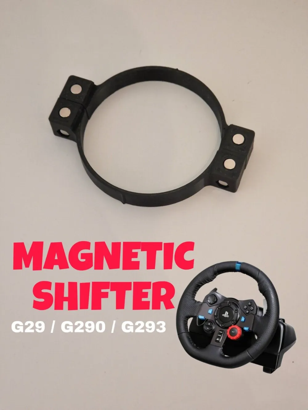 Magnetic Shifter Mod for Logitech G27 / G29 / G920 / G923 Remixed by ...