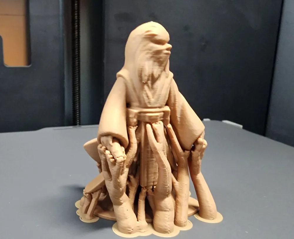 Wookie Jedi Miniature w/Filament Lightsaber by Triple G ...