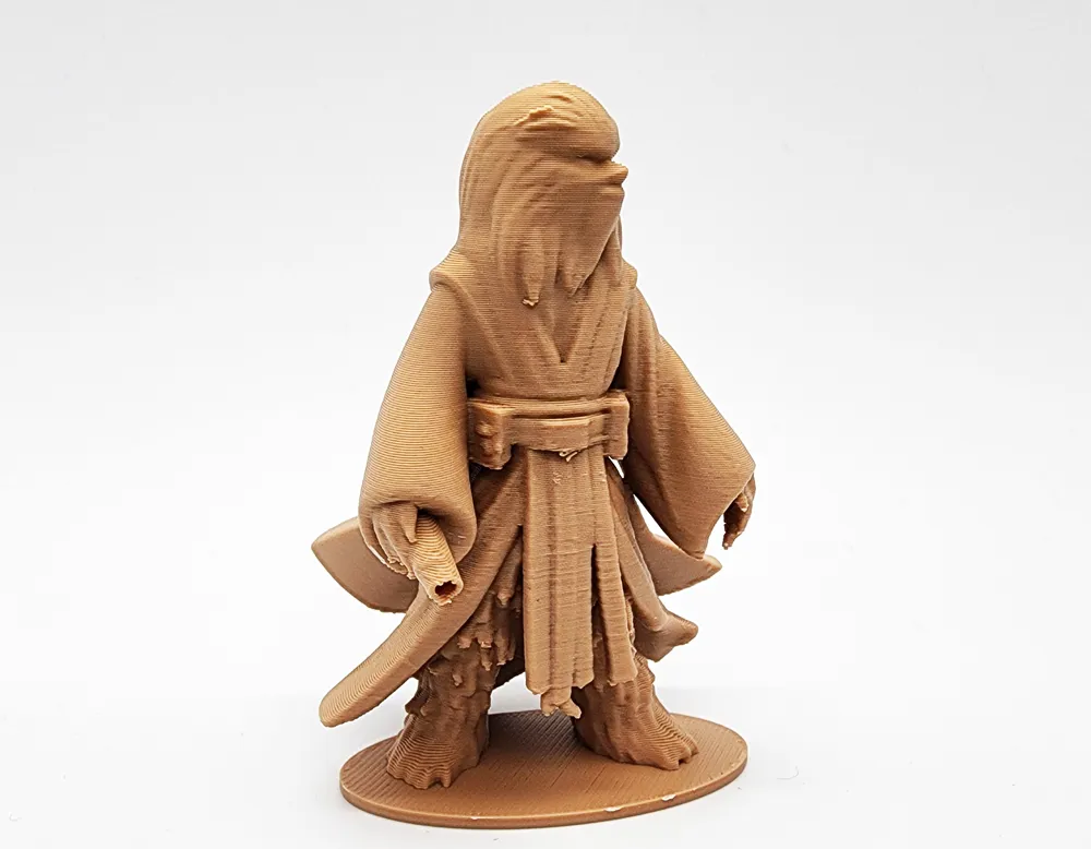 Wookie Jedi Miniature w/Filament Lightsaber by Triple G Workshop ...