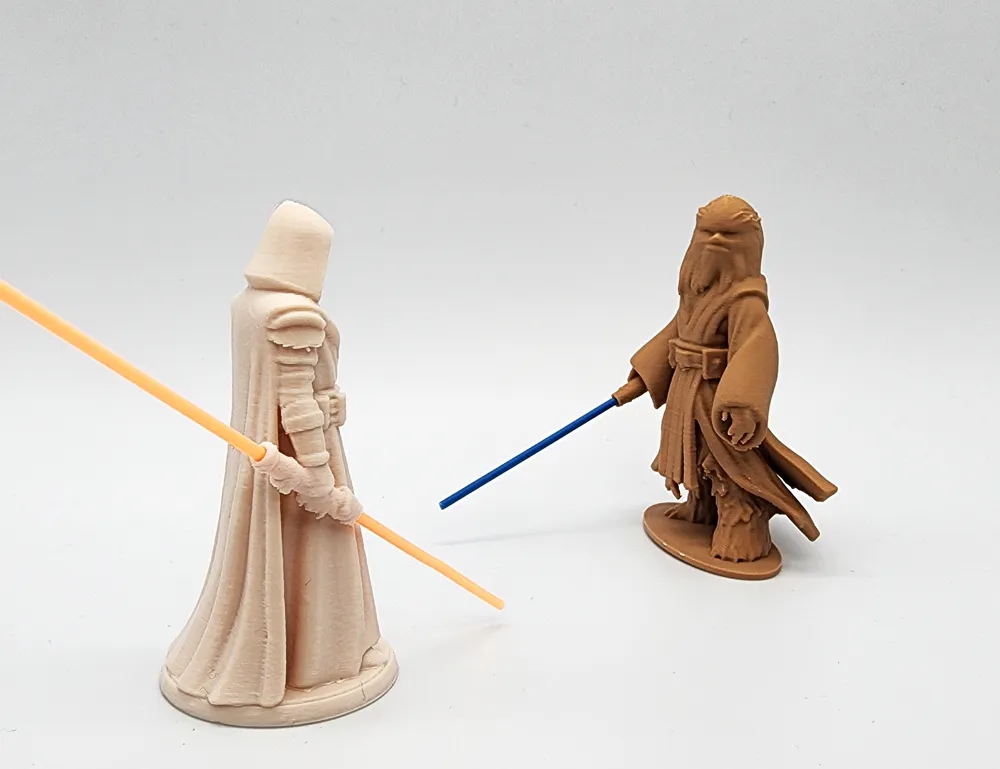 Wookie Jedi Miniature w/Filament Lightsaber by Triple G Workshop ...