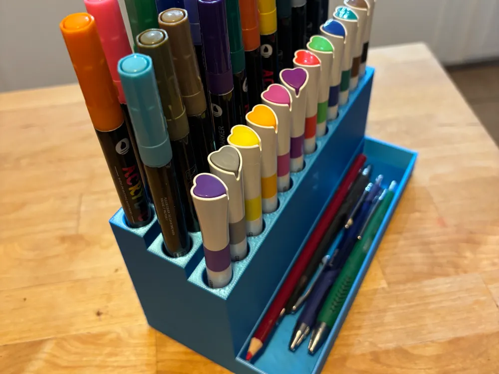 Marker/Pen Holder by Bierbaum.bryan - MakerWorld