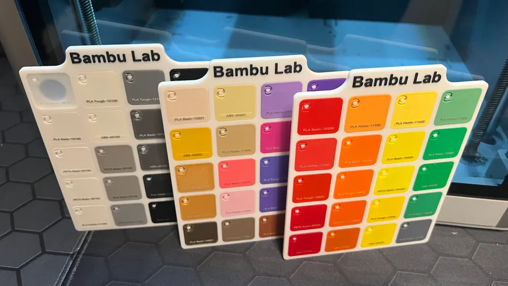 Filament Swatches Bambu Lab by 3D Art - MakerWorld