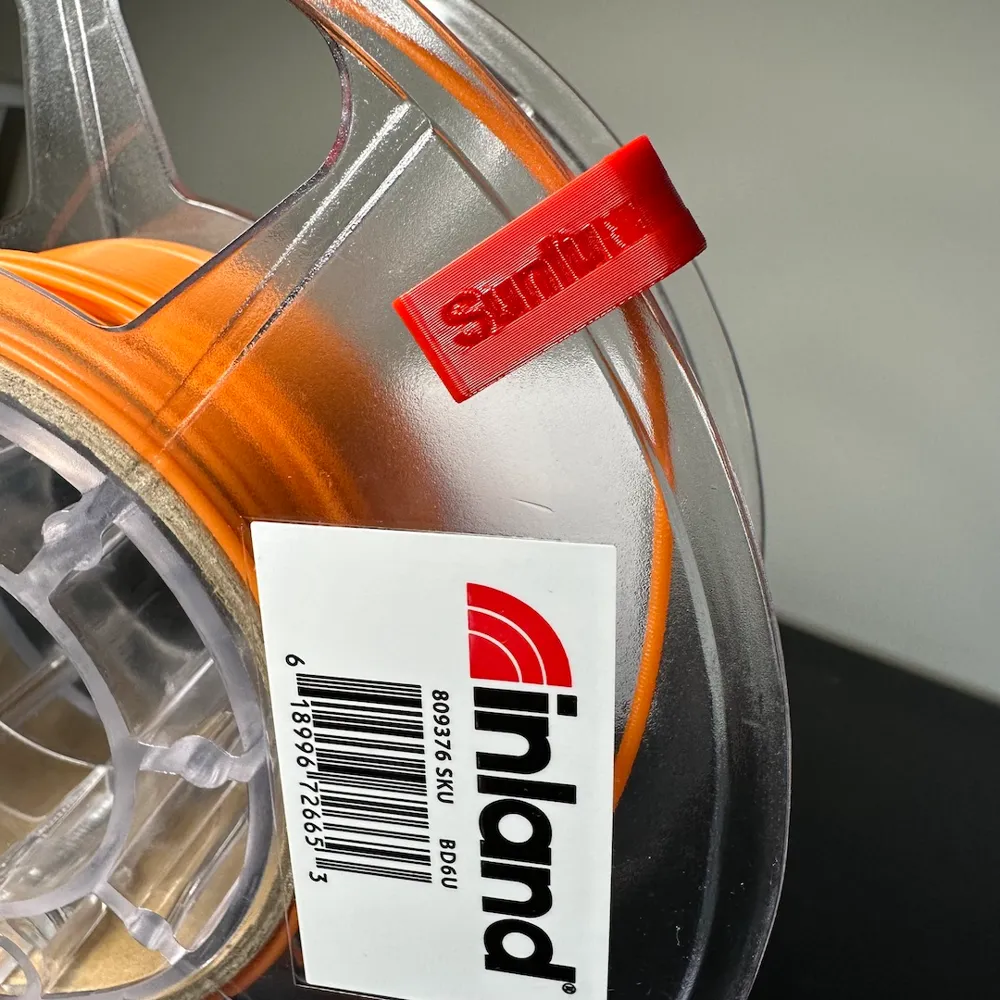 Low profile snap-on filament clip for Sunlu spools - Free 3D Print ...