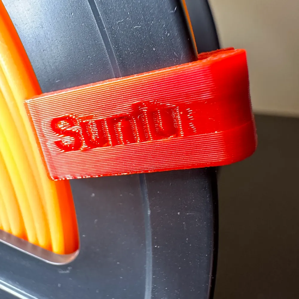 Low profile snap-on filament clip for Sunlu spools - Free 3D Print ...