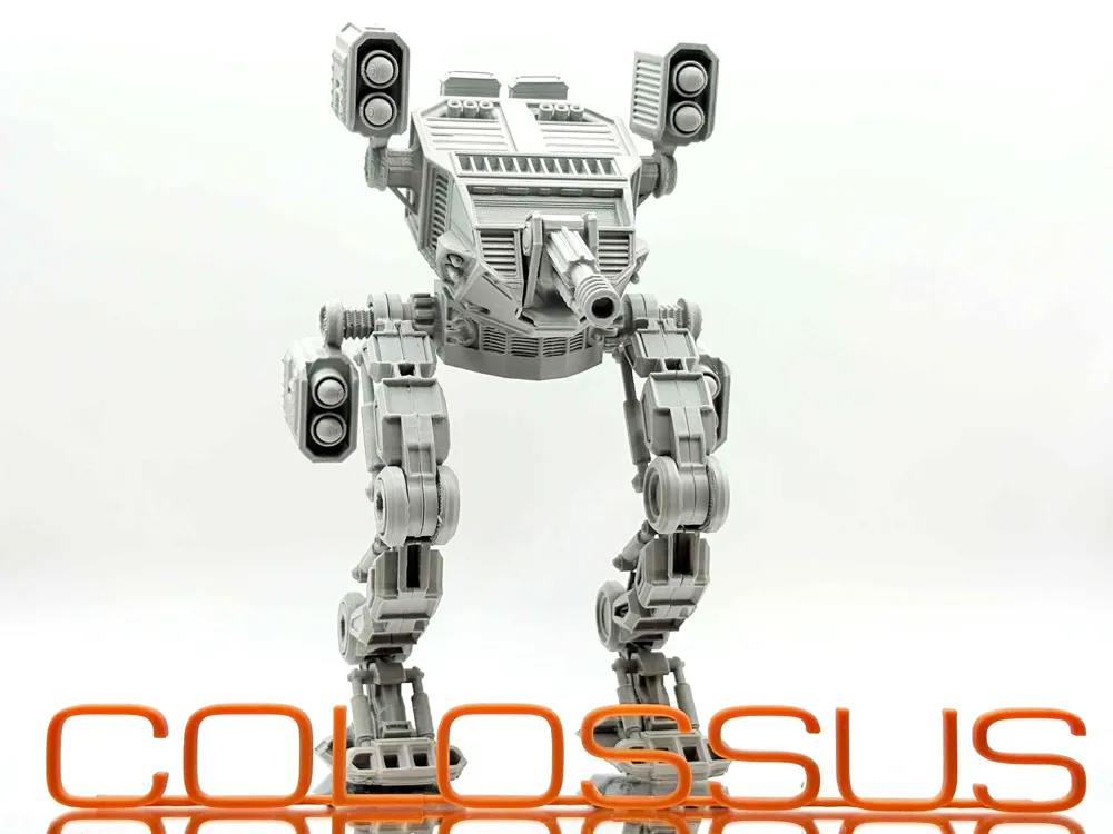 COLOSSUS Combat Mecha, Sci-Fi fantasy - Free 3D Print Model - MakerWorld