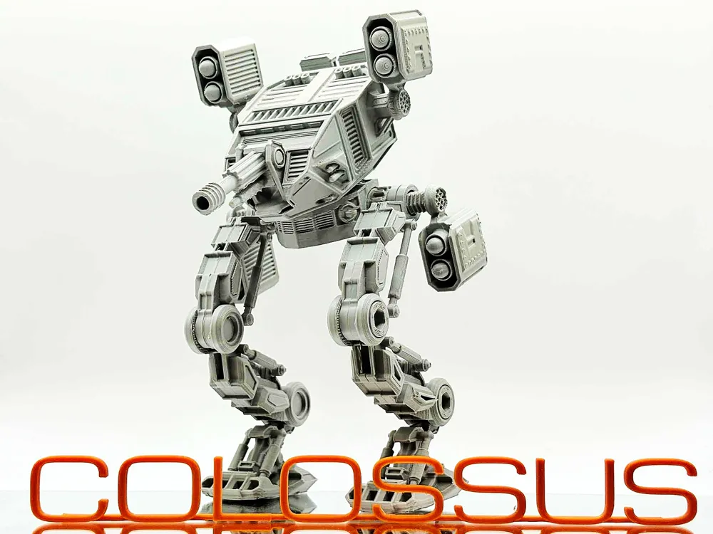 COLOSSUS Combat Mecha, Sci-Fi fantasy - Free 3D Print Model - MakerWorld