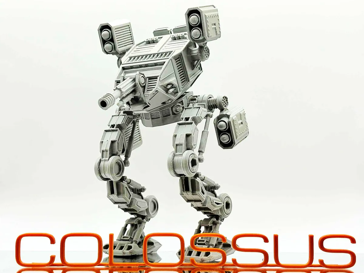 COLOSSUS Combat Mecha, Sci-Fi fantasy - Free 3D Print Model - MakerWorld