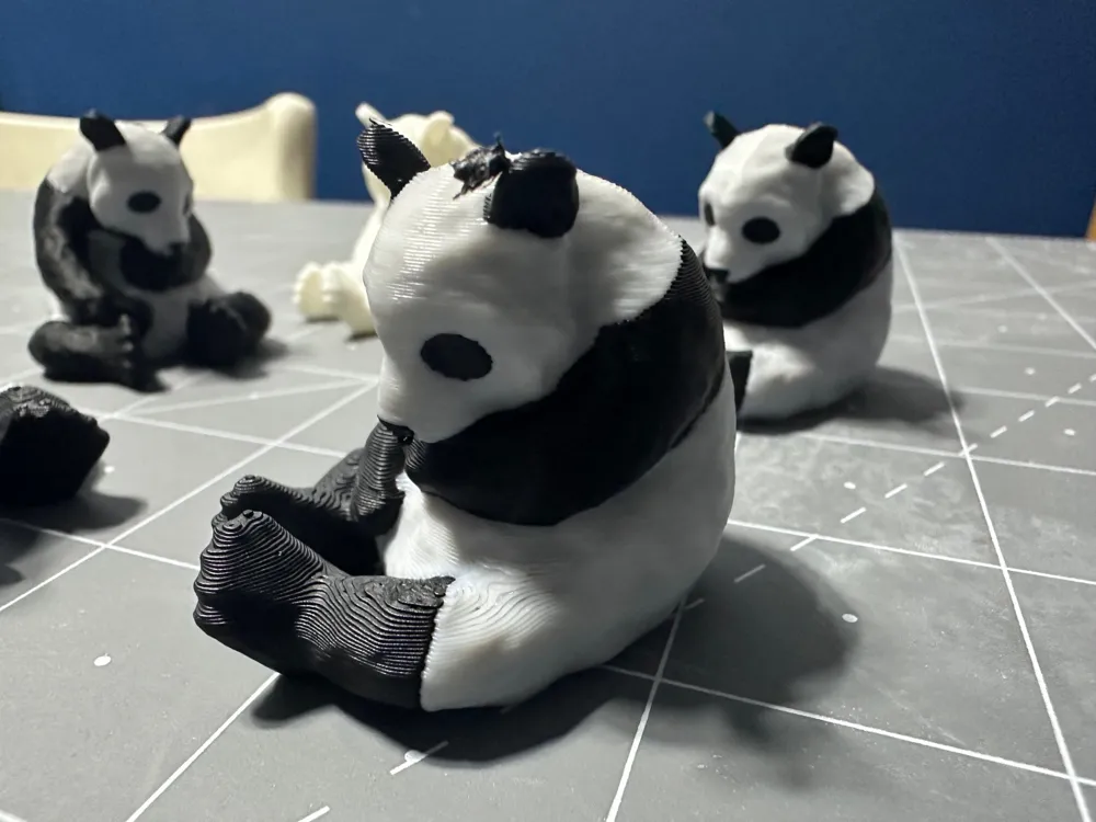 Miniature panda #2 by SigOS - MakerWorld