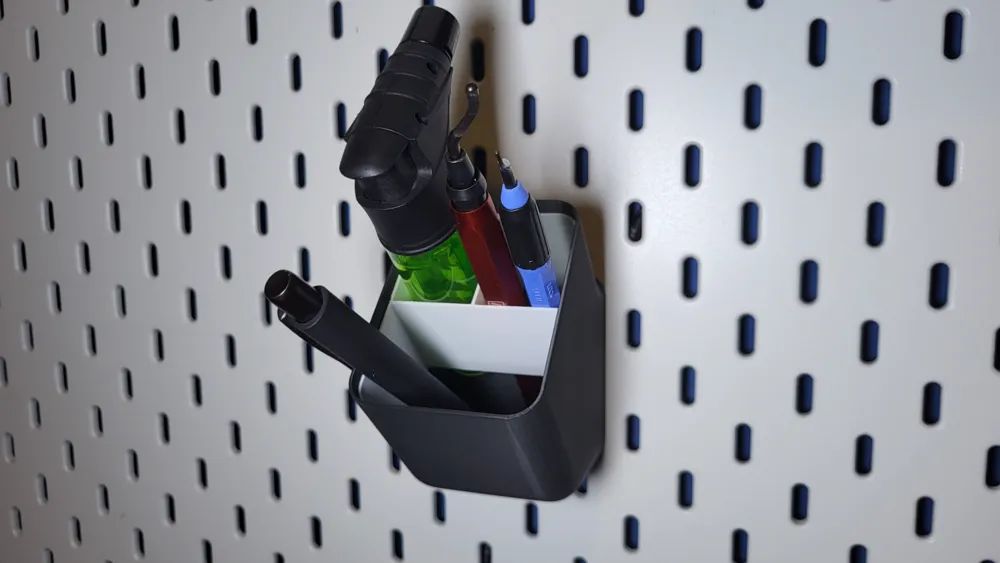 45 degrees Pegboard Box H80xW60 L20-60 by Art Design. 3D - MakerWorld