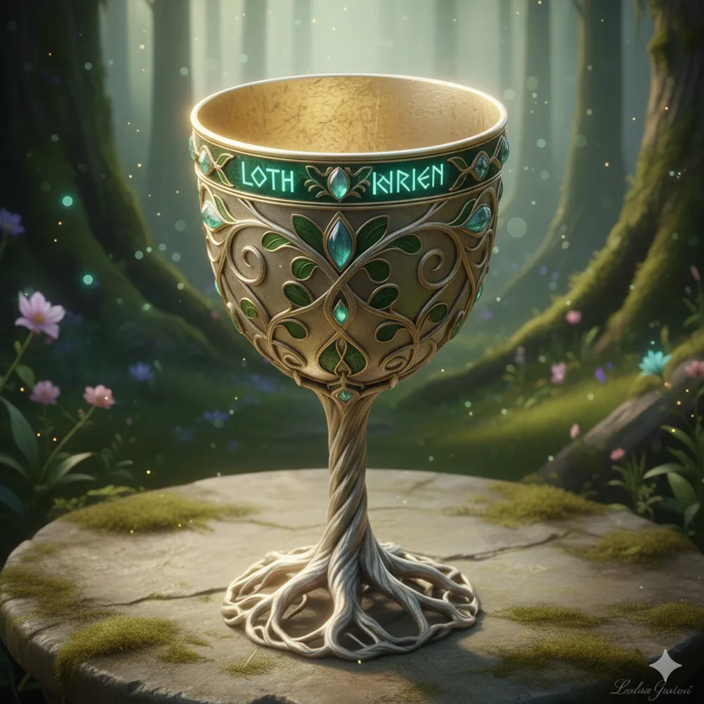 The Lord of the Rings: Elven Chalice – Lothlórien - Free 3D Print Model ...