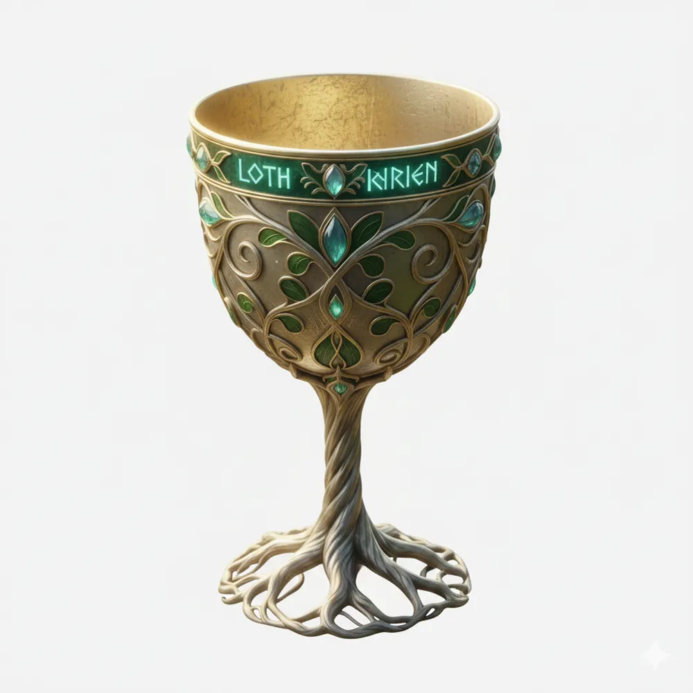 The Lord of the Rings: Elven Chalice – Lothlórien - Free 3D Print Model ...