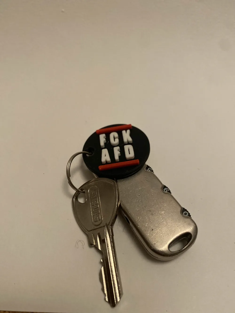 FCK AFD Keyring by Der_Baggerfahrer - MakerWorld