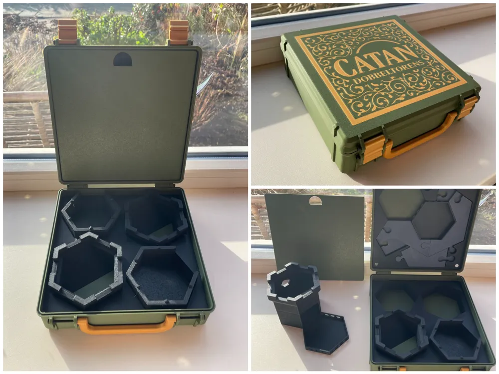 Catan Dice Towers Box (English version Included) - Free 3D Print Model ...