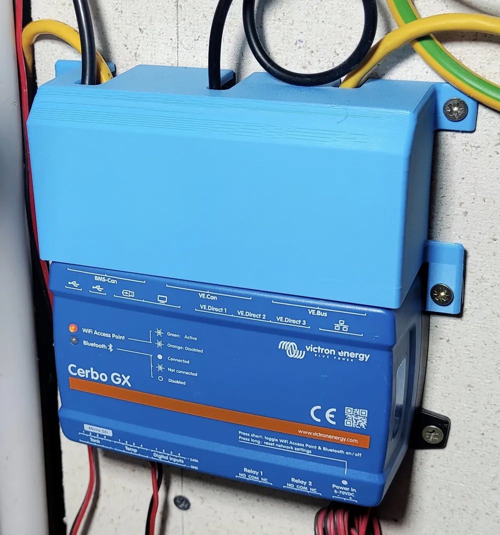 Victron Cerbo GX - Box cover cables (Solar System) - Free 3D Print ...