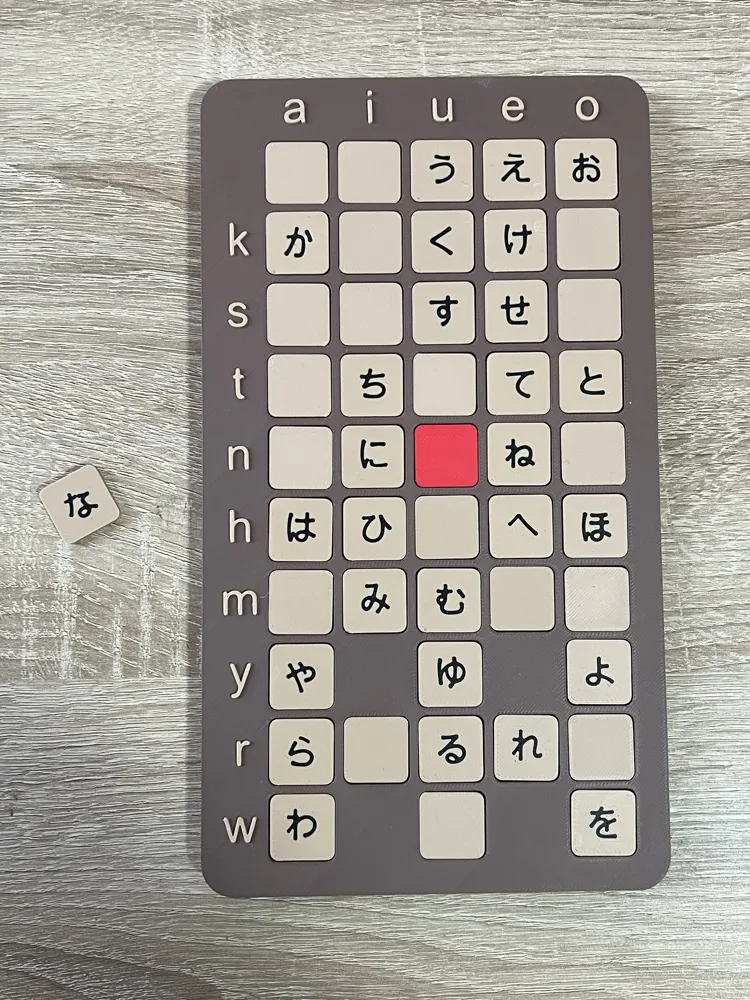 Interactive Kana Learning Board (Hiragana & Katakana) - Free 3D Print ...