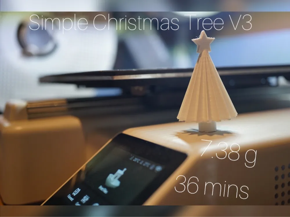 Simple Christmas Tree V3 by SternPrinting - MakerWorld