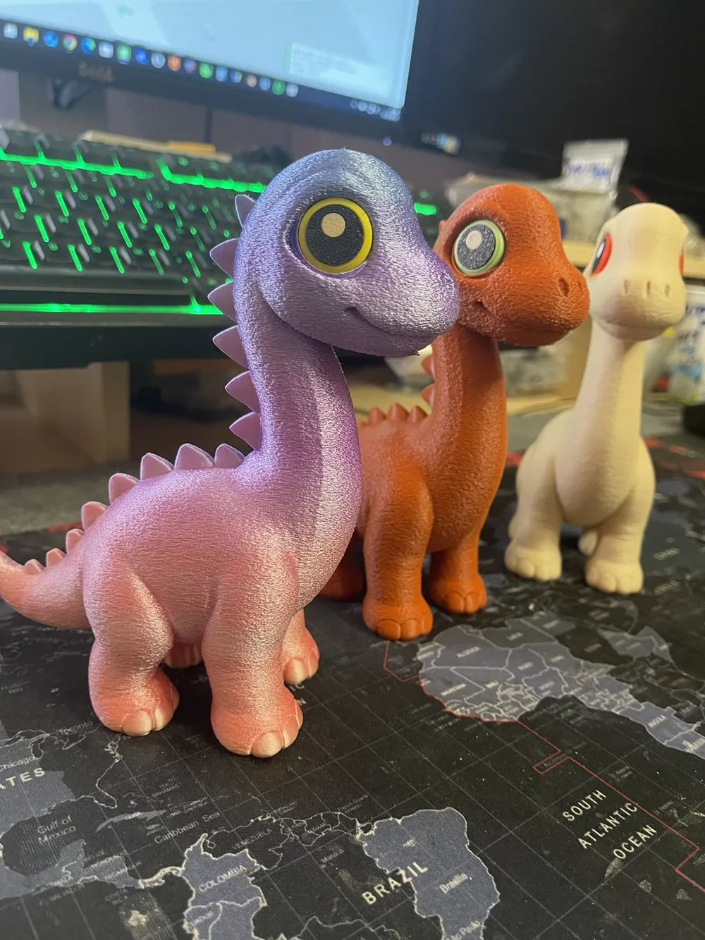 Lindo Dino LONGIE (sin AMS, caricatura) - Modelo de impresión 3D ...
